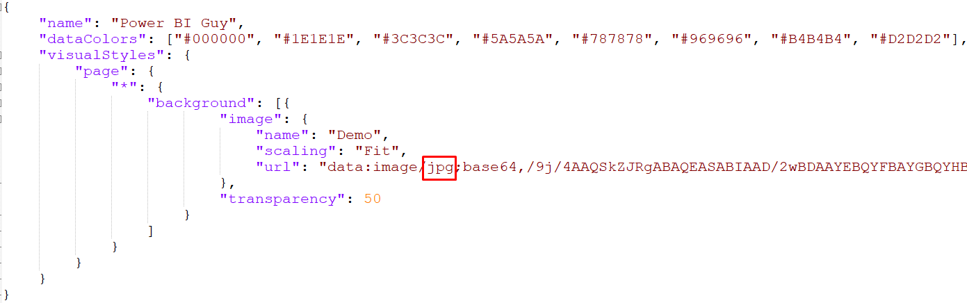 Power BI Theme with Background Image – PBI Guy