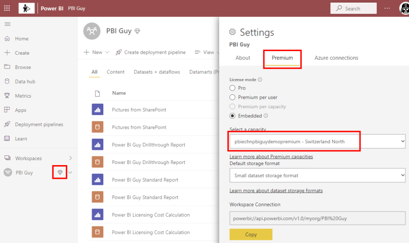 Assign Power BI workspaces to a capacity automatically – PBI Guy